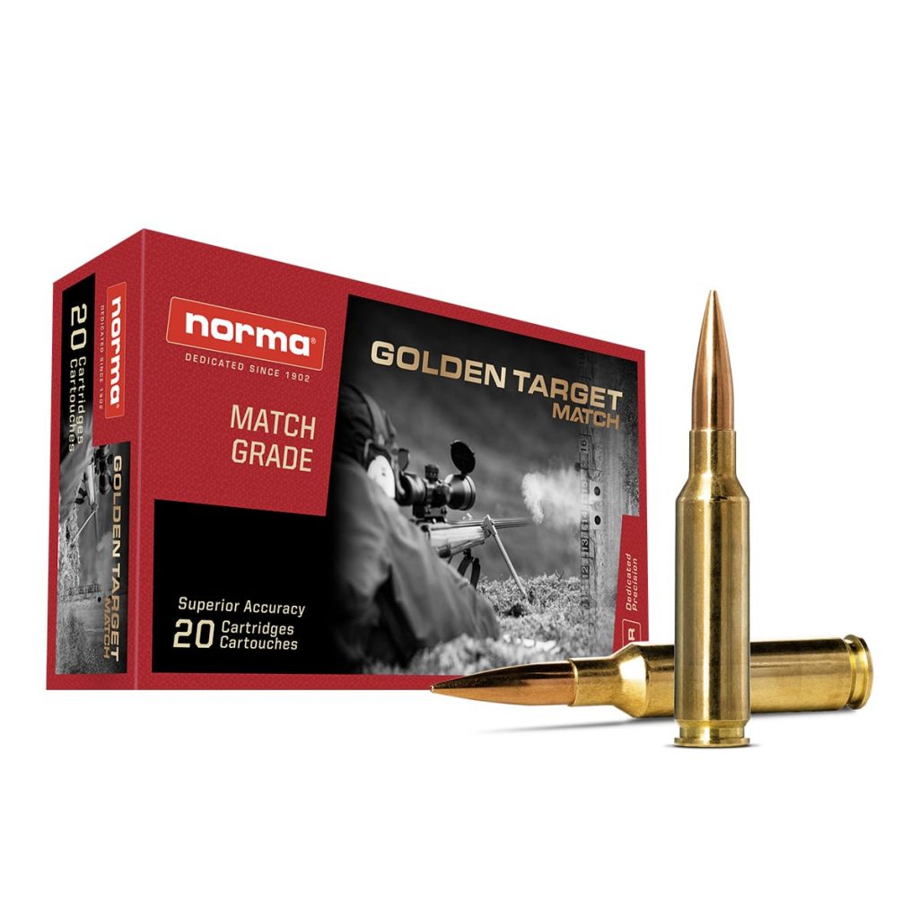 6,5 Creedmoor NORMA Golden Target Match 143gr x20 - MARTIN ARMES